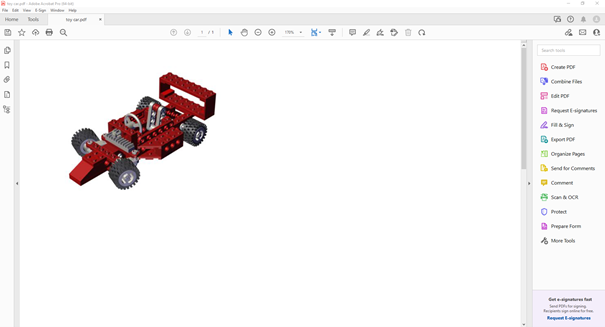 Een PDF publiceren vanuit SOLIDWORKS Composer