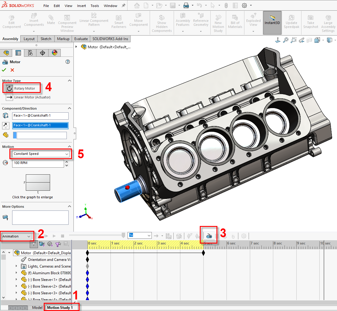 Start de motoren met SOLIDWORKS Motion! | Visiativ Benelux