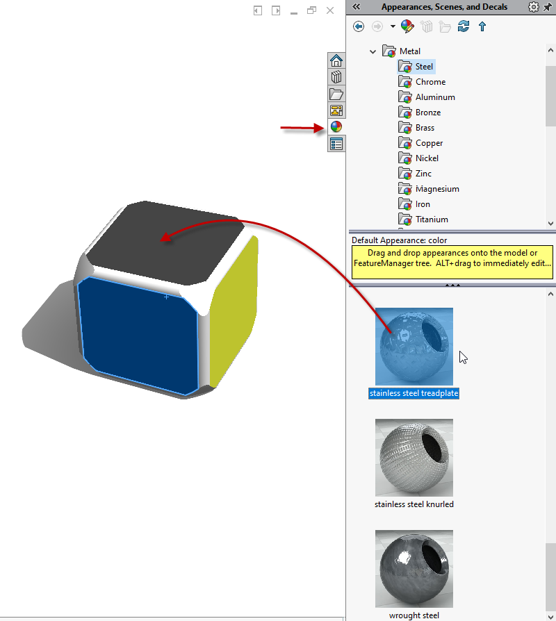 Keeping up appearances in SOLIDWORKS