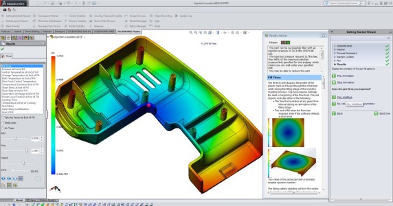 Optimaliseer spuitgietproducten met SOLIDWORKS Plastics | Visiativ Benelux